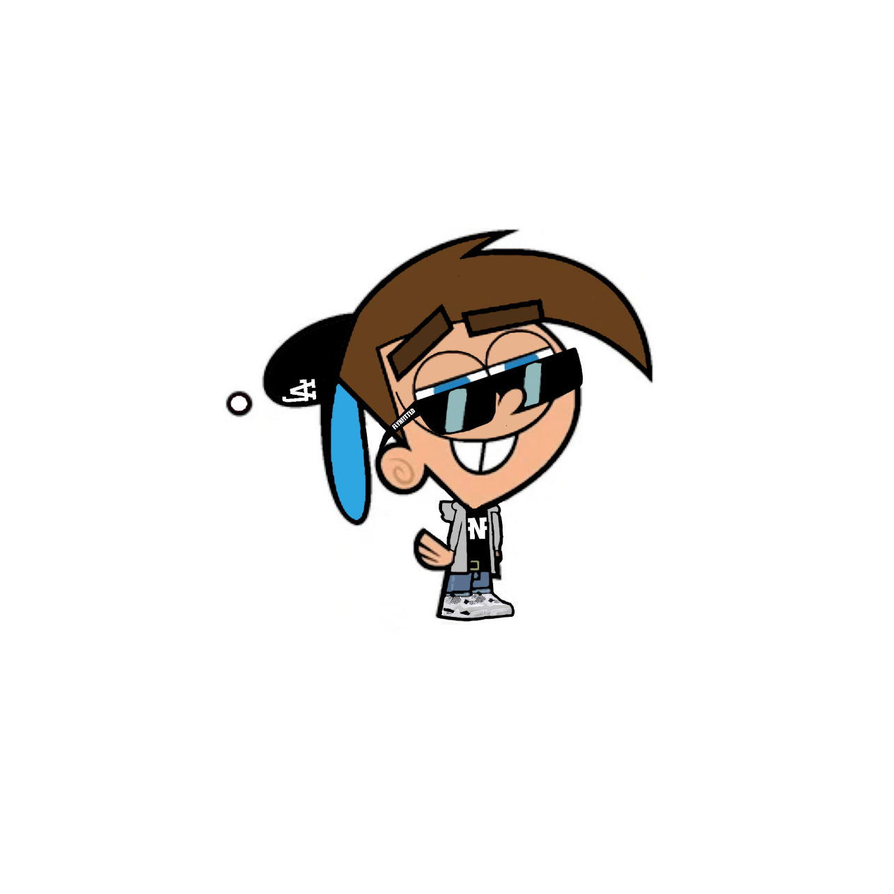 Beliko Fnf Timmy Turner Fly N Fitted